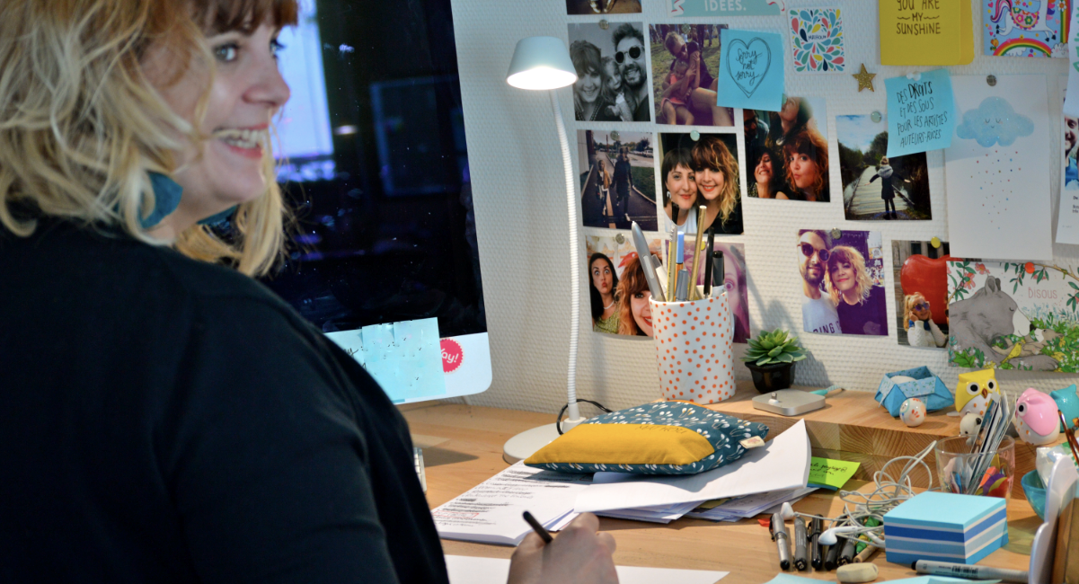 Mathou illustratrice, auteure, entrepreneuse et féministe - Entrepreneuze